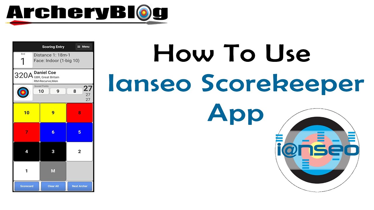 How to Use the Ianseo Scorekeeper Archery Scoring App