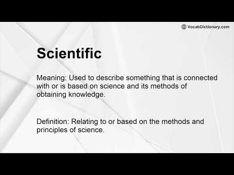 Scientific Meaning
