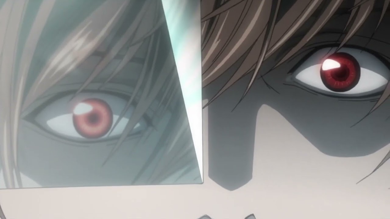 Light stares at L