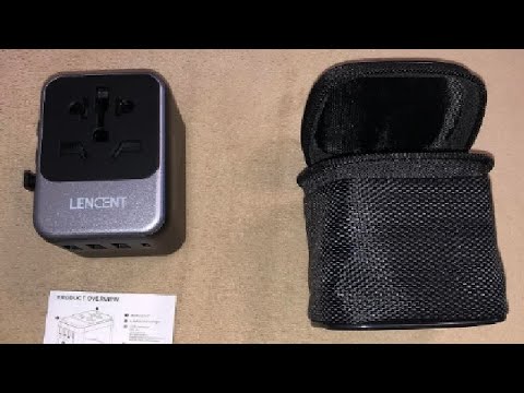 LENCENT Adaptateur de Voyage, ADAPTATEUR PRISE INTERNATIONALE DE SUPER QUALITÉ ❤️