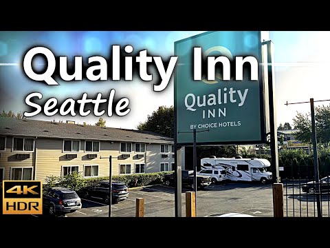 Quality Inn SeaTac Airport-Seattle Hotel / Seattle, Washington, USA / 4K HDR