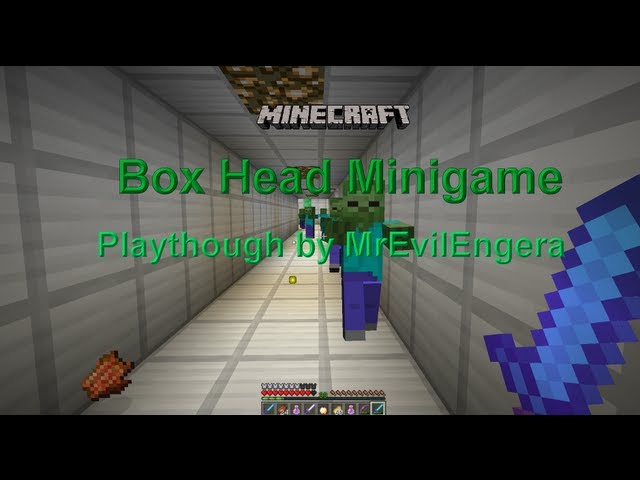 Box head In minecraft! Minigame! Minecraft Map