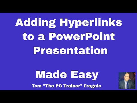Adding a hyperlink into PowerPoint - how to add a hyperlink to a PowerPoint Presentation