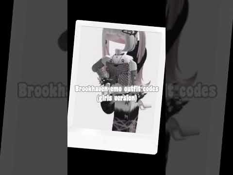 Brookhaven emo outfit codes (GIRLS VERSION)/ #brookhaven #roblox #outfitidea #robloxedit #shortvideo