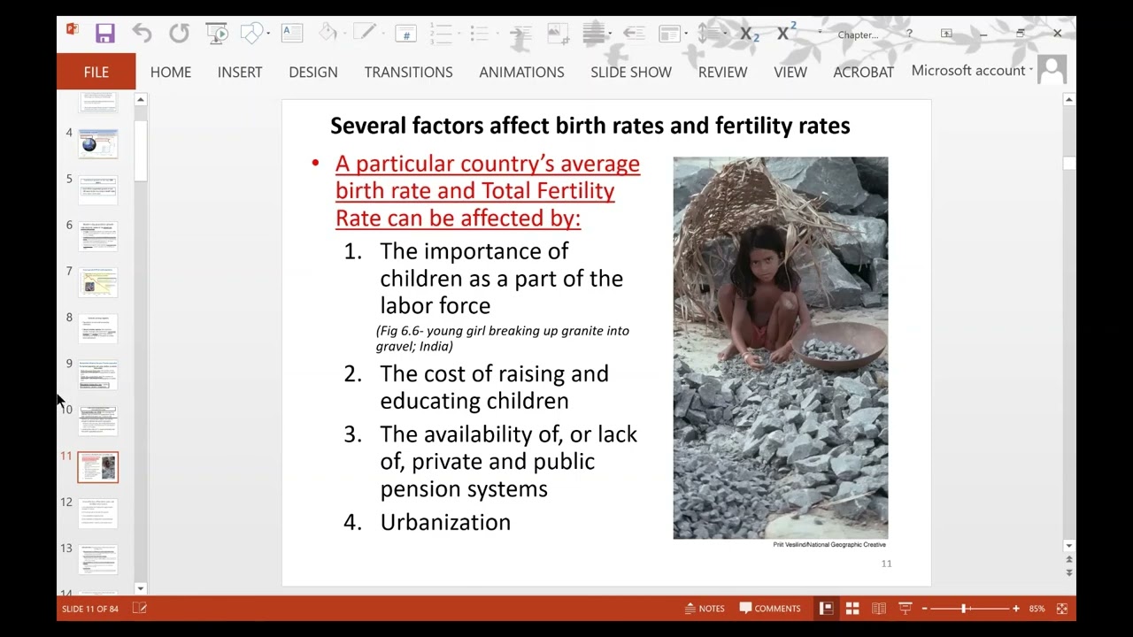 Chapter 6  human population and urbanization - environmental sustainability