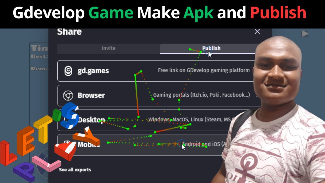 Building and Publishing Your GDevelop Game APK | 1MinShool Tutorial