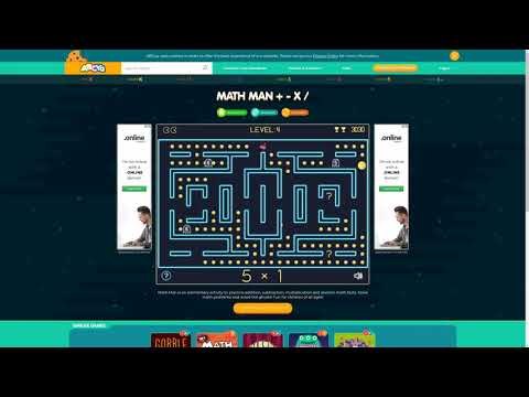 Math Man Multiplication Playthrough Part 1
