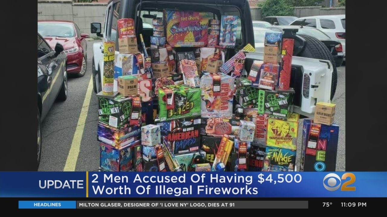 2 Men Accused Of Having $4,500 Worth Of Illegal Fireworks