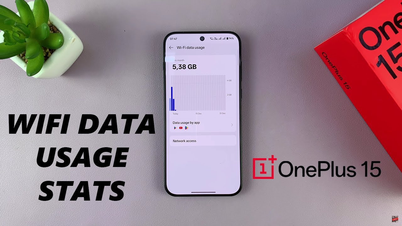 OnePlus 15: How To See WIFI Data Usage