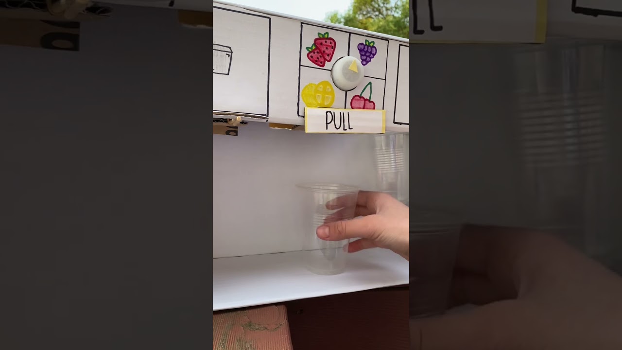 Cardboard Drink Machine?! #cardboard #craft #diy #trending #shorts