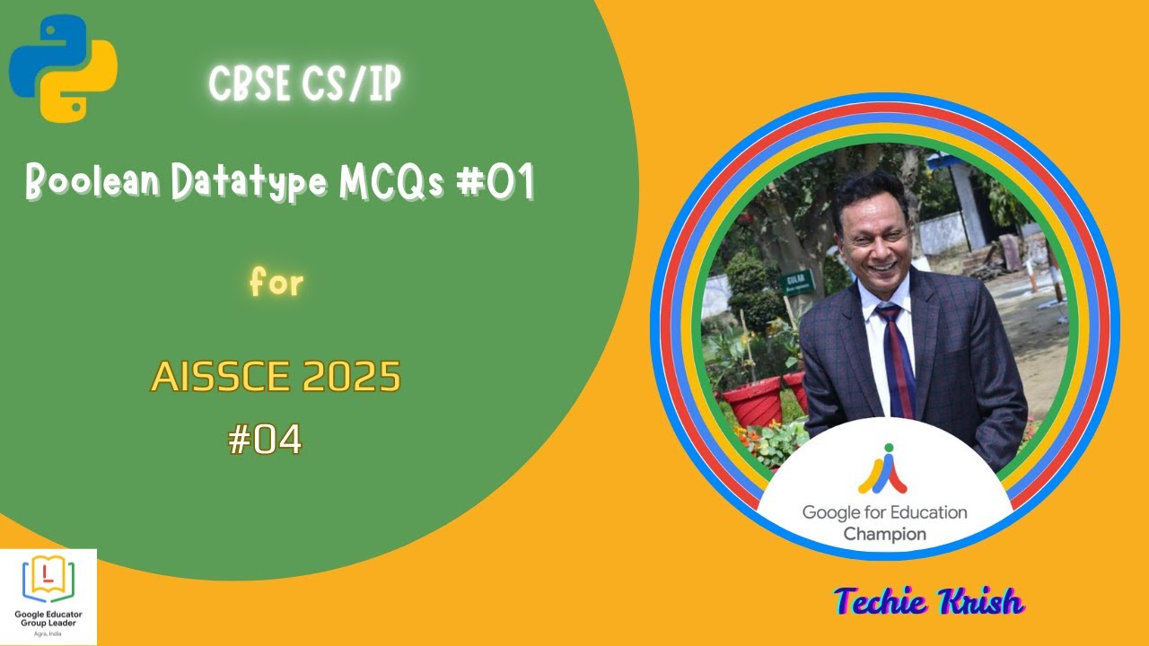 Boolean | MCQs | Python | #01