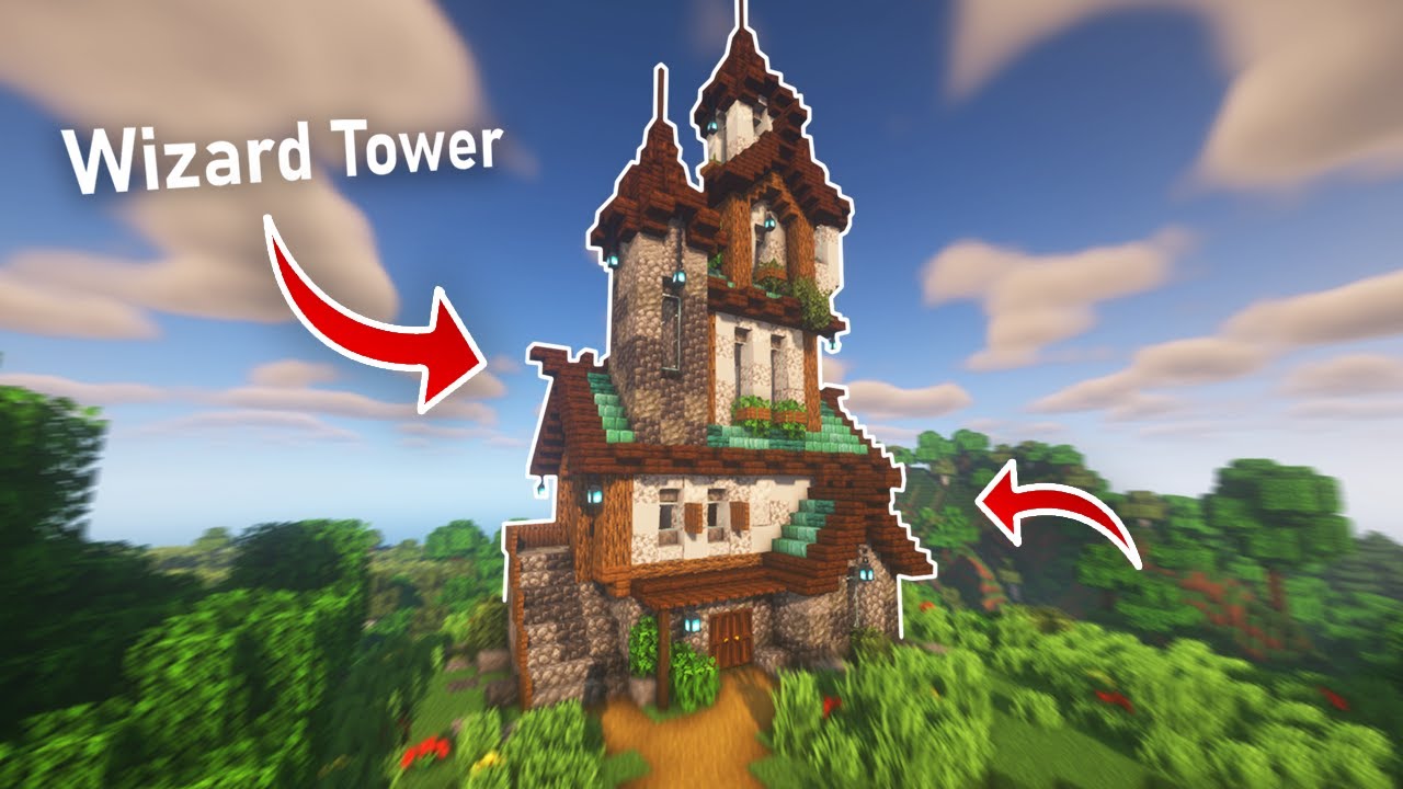 Minecraft Wizard Tower - Build Tutorial