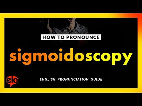 How To Pronounce sigmoidoscopy | Pronunciation Guide (Human Voice) - How To Say
