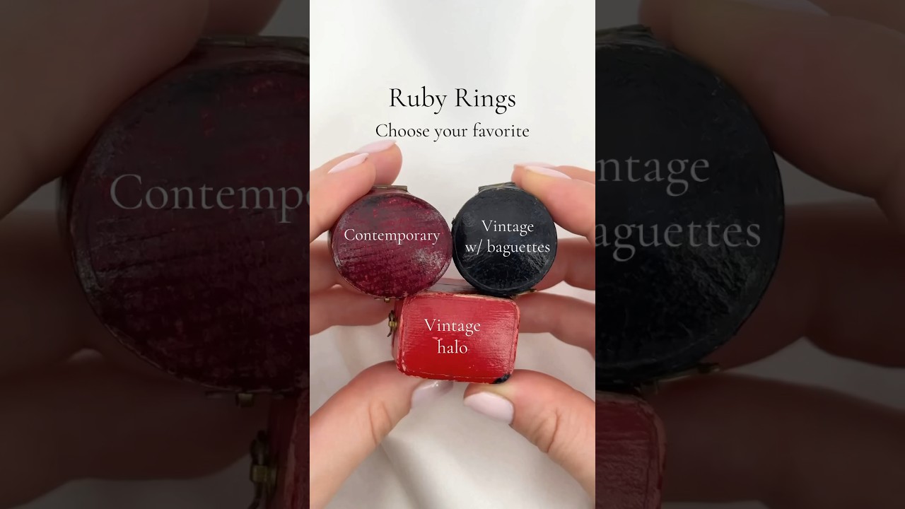Ruby Rings: which is your favorite?