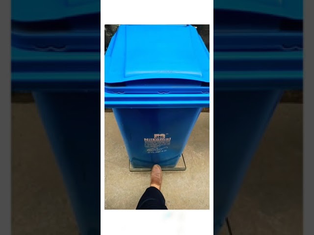 Two Wheeled Dustbin - Two Wheeler Pedal Dustbin Manufacturer from Noida