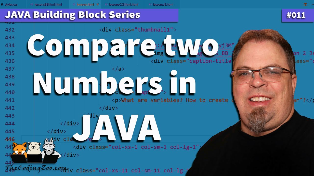 Compare two numbers in Java, Comparisons in Java