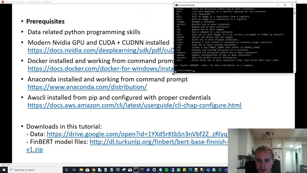 1/10 Hands on NLP text classification tutorial with BERT: Training environment setup