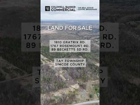 For Sale - Vacant Land with Opportunity - Simcoe County #commercialrealestate #landdevelopment