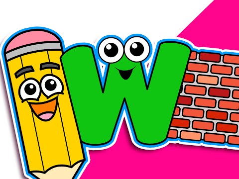 "Wall Starts with W" | Level 1 Lower Case "w" | Kids Learn To Write & Speak, Kindergarten Teacher