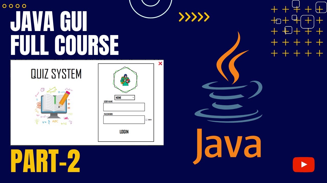 How to create Jlabel, Jtextfield, Jbutton // java gui full course // part 2