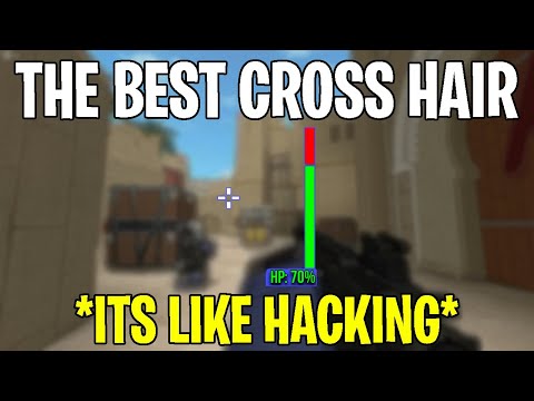 THE BEST CROSS HAIR IN COUNTER BLOX *Its like hacking* (August 2020)