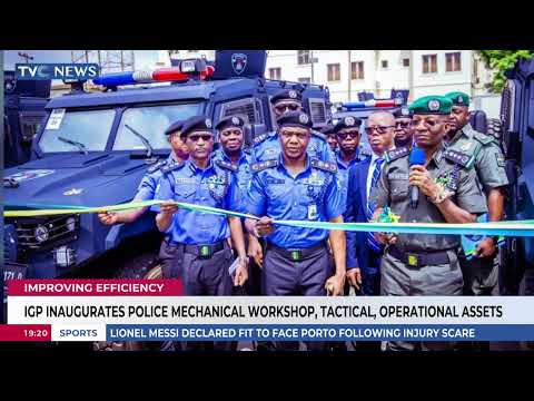 IGP inaugurates Police Mechanical Workshop, Tactical, Operational Assets