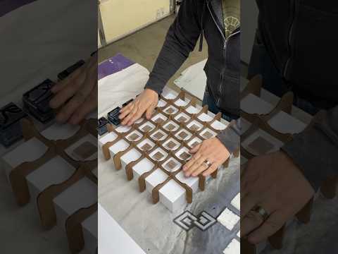 Custom jig for assembling the #cnc artifact cube art pieces. #artwork #artist #artoftheday
