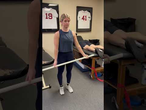 Scaption Active Assist Range of Motion AAROM | Labral Repair Surgery | Physical Therapy