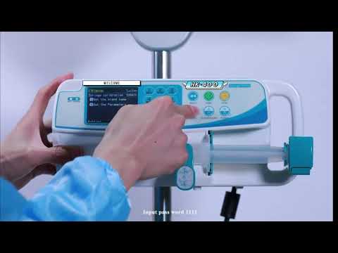 Single Channel Syringe Pump Medical Humans Hawk Syringe Pump HK