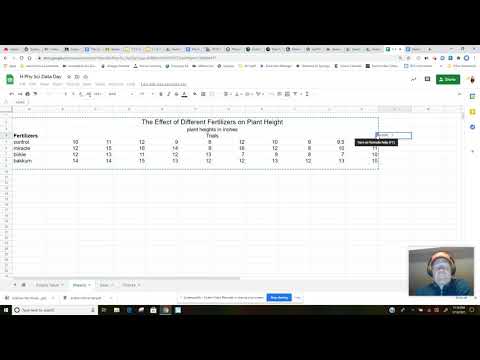 Data Tables and Graphs for Sci Fair How To