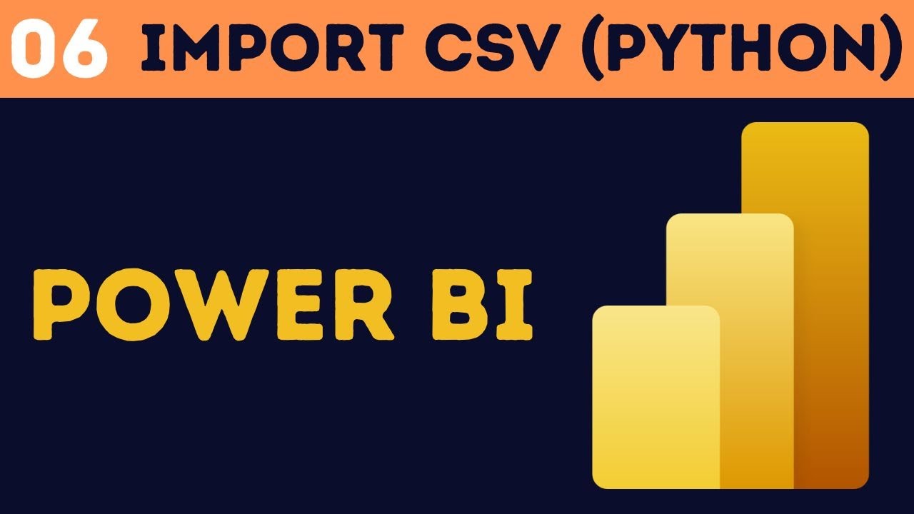 Import CSV file in Power BI using Python
