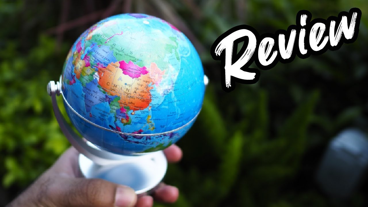 $9 World Globe from Amazon! 4-inch Globe of The World with Stand, Spinning Rotating Globe Review