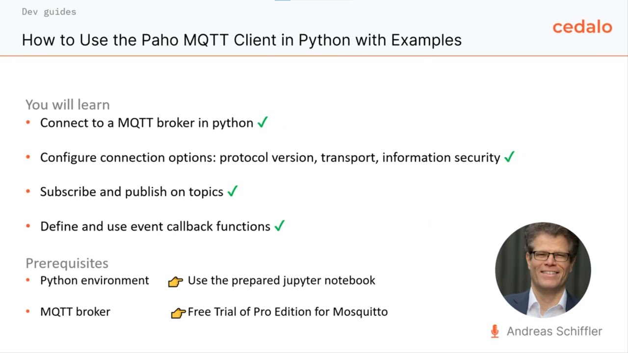 How to Use the Paho MQTT Client in Python | Tutorial with example