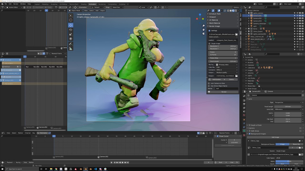 Blender addon render presets