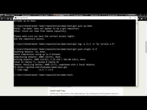 GitHub - Release, tagging and Issue Demo | Part 10