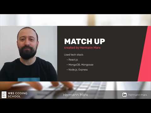 Hermann Marx: MATCH UP - Final Project of Web & App Development Bootcamp