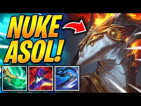 How To WIN w/ NUKE ASOL BUILD! - TFT SET 8 RANKED I Best Comps I Teamfight Tactics 12.23 Guide