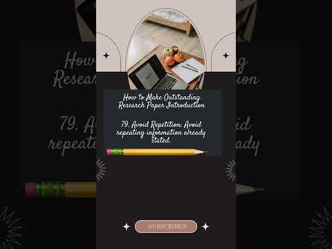 Tip 79. Hindari Pengulangan: Hindari mengulang informasi yang sudah disebutkan #researchpaper #academicwriting