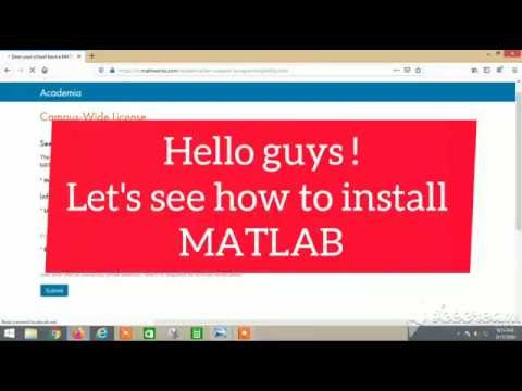 How to Download & Install MATLAB !