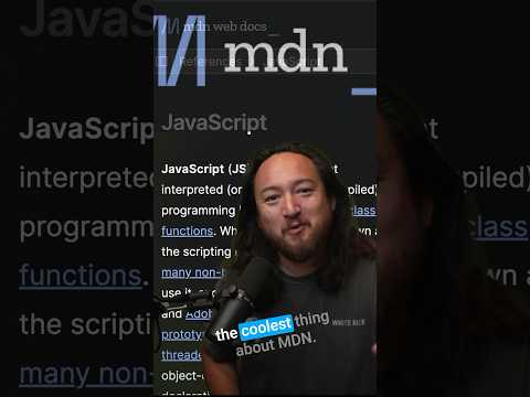 How did I not know this MDN trick?