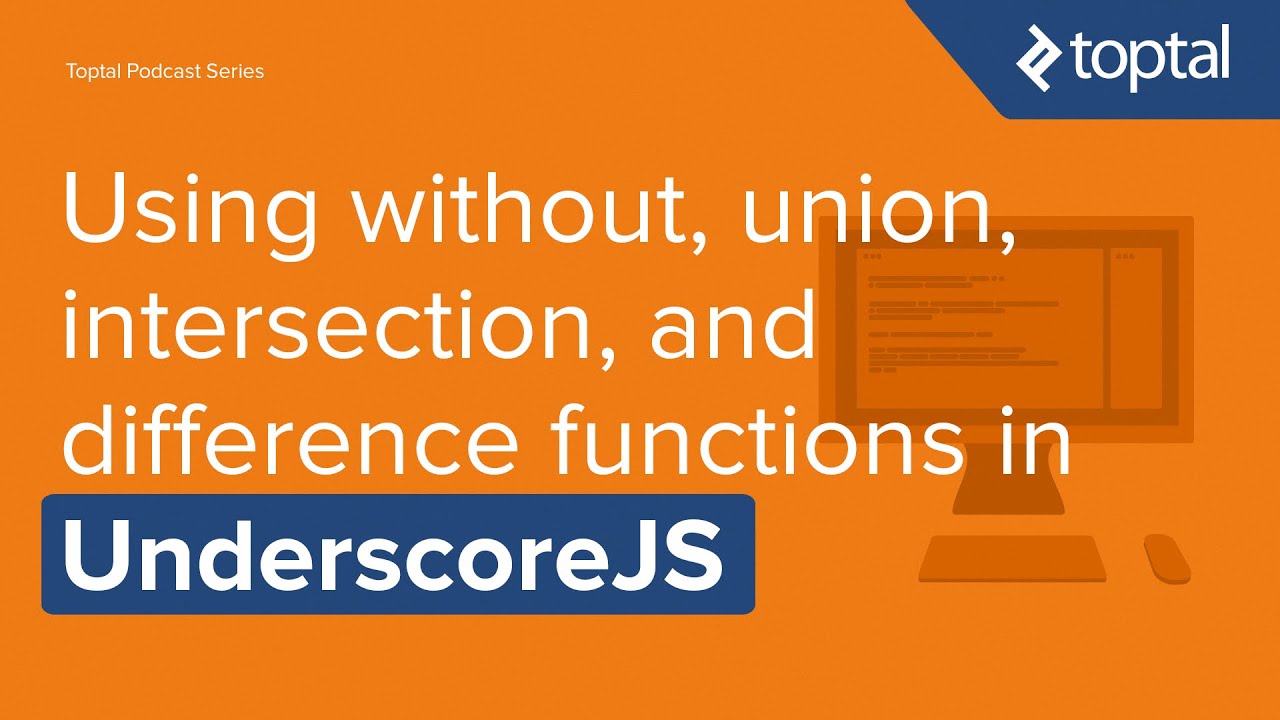 JavaScript Video Tutorial - without, union, intersection, and difference functions in UnderscoreJS