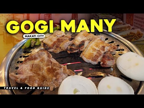 Super sulit PHP 599 UNLIMITED SAMGYUPSAL & BUFFET in Makati! | Gogi Many | 4K Food and Travel Guide