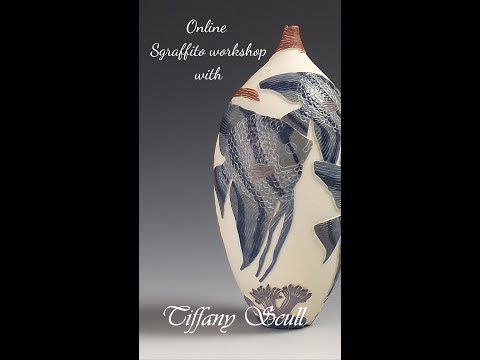Online sgraffito workshop with Tiffany Scull