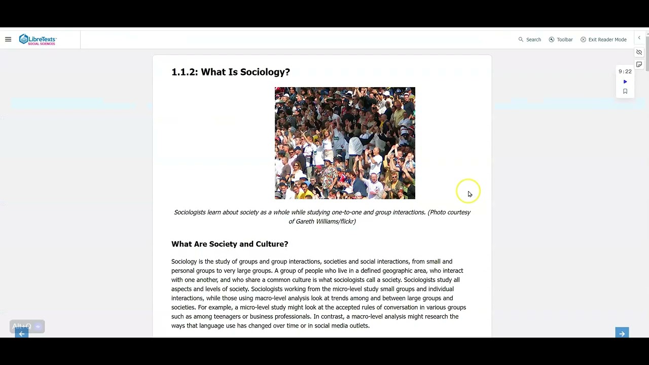 Navigating through a LibreTexts book