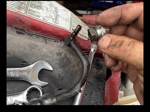 99 F350 7.3 power steering hose replacement.