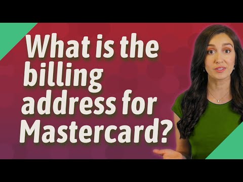 What is the billing address for Mastercard?