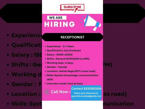 Jobs In Hyderabad 2024 | fresher jobs in Hyderabad | Degree based jobs in Hyderabad | Hyderabad jobs