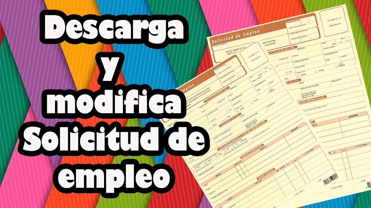 Download and edit the JOB APPLICATION in WORD