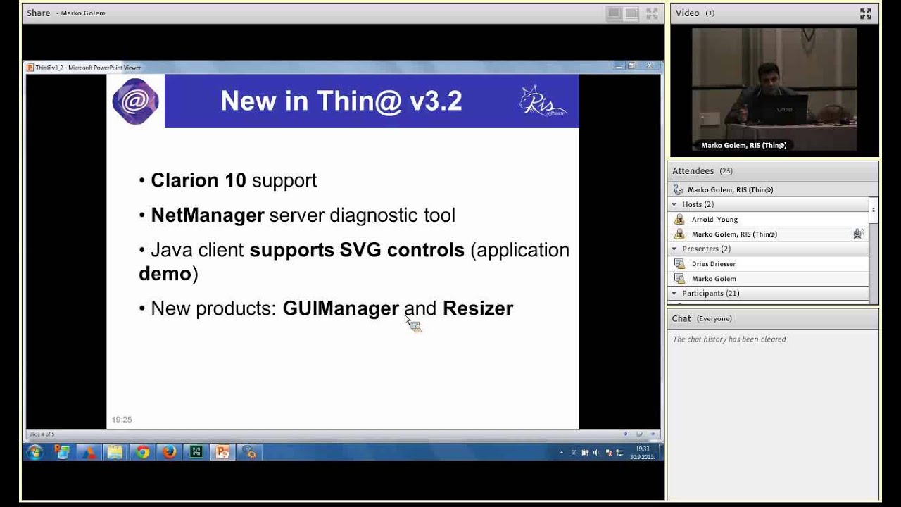 RIS software   GUI manager & Thin@ 3 2 CIDC2015