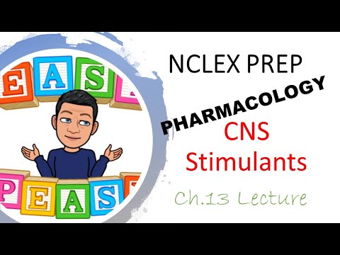 CNS stimulants Pharmacology 218 (Ch.13)